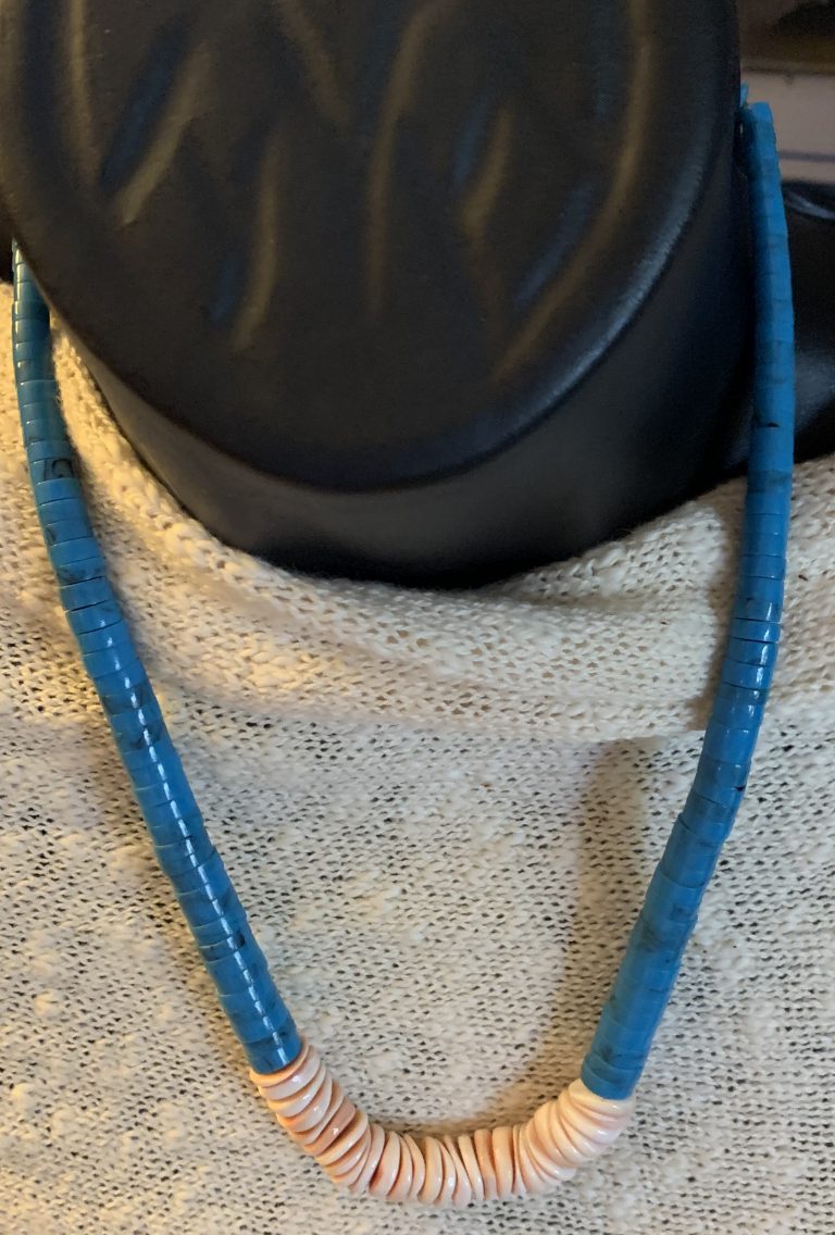 Necklace Turquoise Melon Shell